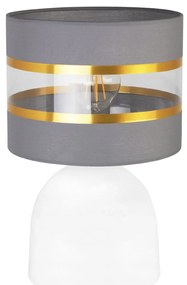 Stolní lampa Elegance, 1x textilní stínítko (výběr ze 6 barev), (výběr ze 2 barev konstrukce), g
