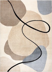 Dywany Łuszczów, Kusový koberec Fusion 9213 cream/beige, 140x190, béžová, kancelář