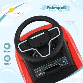 Costway Pojízdné auto s úložným prostorem, pojízdné auto, dětské