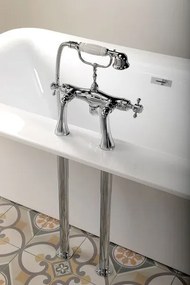 Reitano Rubinetteria Reitano Rubinetteria, ANTEA připojení pe instalaci vanové baterie na okraj vany (pár), chrom, 9851