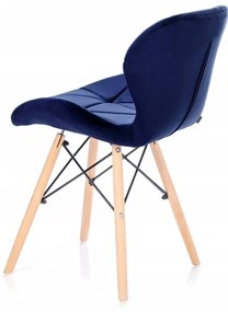 Skandinávská čalouněná židle, 73x47x37 cm,různé barvy Barva: Ocel