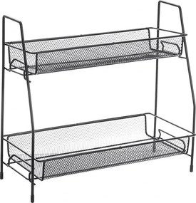 Organizér do kuchyně TALORO 31x32,5 cm, černý