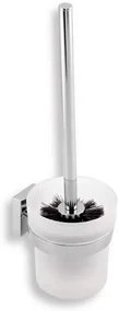 Novaservis Metalia 12 wc štětka x10 cm černá/chrom 0233,05 0233.05