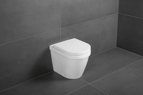 VILLEROY & BOCH Villeroy &amp; Boch ARCHITECTURA - Záchodové sedátko s poklopem, s funkcí QuickRelease a SoftClosing, bílá alpin 98M9C101