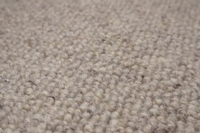 Avanti, Metrážový koberec Alfawool 40 šedý, na míru, šíře 4m,5m, šedá, ab (mřížka), ložnice