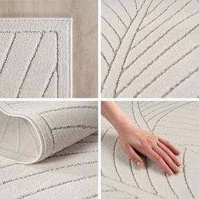 Krémový vnitřní a venkovní běhoun 80x250 cm Nova 1203 – Ayyildiz Carpets