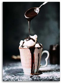 Gario Obraz na plátně Káva s marshmallows Rozměry: 40 x 60 cm