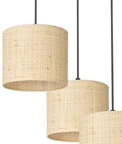 Lustr na lanku RATTAN 3xE27/60W/230V ratan