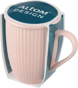 Altom Porcelánový hrnek se sítkem Ballerina růžová 320 ml