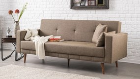 Hanah Home Rozkládací pohovka DUBLIN hnědá 825BLC1170