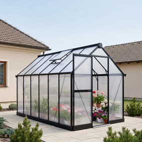 Skleník 210 x 183 x 360 cm, zesílená konstrukce, polykarbonát 6 mm
