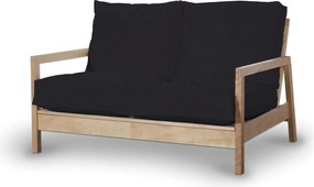 Potah na pohovku IKEA  Lillberg 2-místná nerozkládací barva černá látka pletený vzor