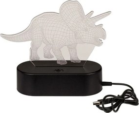 Dětská lampička 3D TRICERATOPS