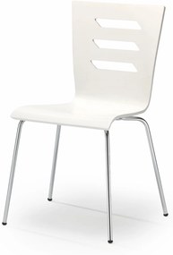 Kovová židle K155, bílá