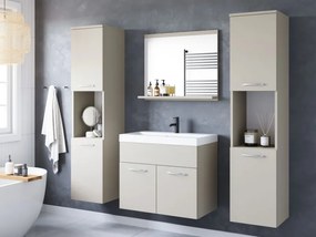 Koupelnový nábytek Floryna XL, Barva: kašmírová béžová, Sifon k umyvadlu: ano, Baterie: bez baterie