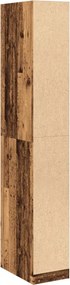 Šatní skříň old wood 30 x 50 x 200 cm kompozitní dřevo 3307709
