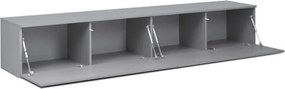 TV stolek 2,1 šedý lávový lesk Legs Box