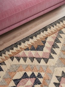 ELLE Decoration, Běhoun Parsa 106260 Cream/Multi z kolekce Elle, 80x200, vícebarevná, kuchyně