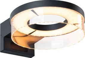 P 93113 LED venkovní nástěnné svítidlo Smart Home Zigbee 3.0 Capea pohybové čidlo neláká hmyz IP44 231mm CCT 12,5W 230V antracit hliník - PAULMANN