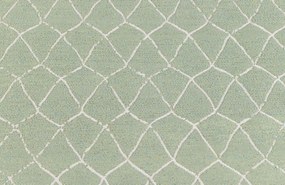 OnaDnes -20% Mintový vzorovaný koberec ZUIVER CROSSLEY 170 x 240 cm