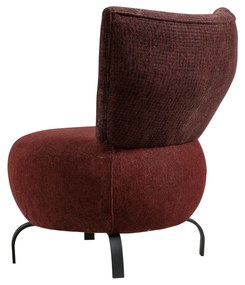 Atelier del Sofa Křeslo Loly - Claret Red, Červená