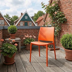 Sada 2 ks židle Meton – oranžová