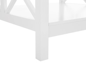 Bílý konferenční stolek LOTTA Beliani