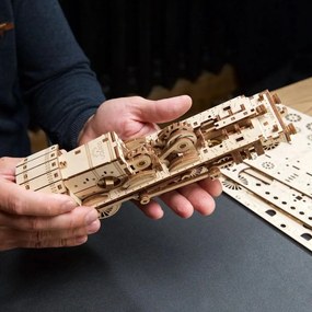 Puzzle Ugears 3D dřevěné mechanické Harry Potter Bradavický expres [6950343]