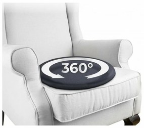 Otočný sedák s vyměnitelnými potahy, 39 x 5 cm
