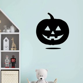Živá Zeď Samolepka na zeď Halloweenská dýně Barva: černá
