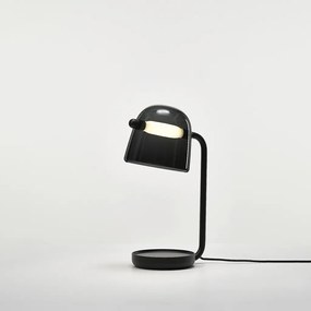 Rafinovaná stolní lampička Mona Table Dekor: Černá montura / Černé sklo