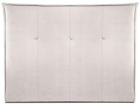 Krémové čelo postele 160x120 cm Monica – Milo Casa