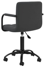 Otočná kancelářská židle černá samet - Default Title