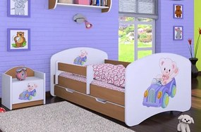 Dětská postel Happy Babies - medvídek v autě