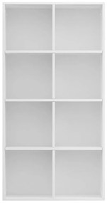 Petromila Knihovna/příborník bílá 66 x 30 x 130 cm dřevotříska