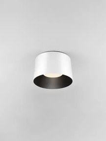 LED bílo-černé designové stropní svítidlo Atil