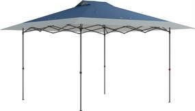 Pavilon cca 4x4m Voděodolný Stabilní Zimovzdorný Pop-up skládací pavilon s funkcí zavírání v jednom kroku UV 50+