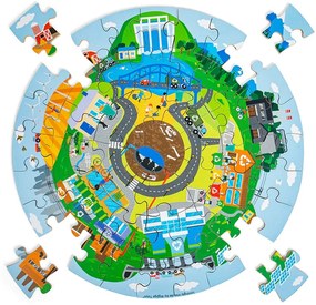 Bigjigs Toys Kruhové puzzle Recyklace