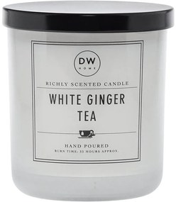 DW Home – vonná svíčka White Ginger Tea (Bílý čaj se zázvorem), 258 g