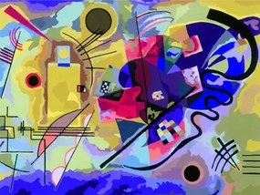 Ravensburger Creart Wassily Kandinsky: Žlutá,červená,modrá / Malování
