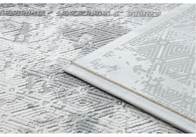 Luxusní kusový koberec akryl Joel šedý 240x340cm