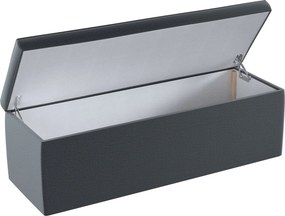 Čalouněná skříň barva šedá látka sametová