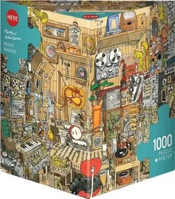 HEYE Puzzle Hudební maniak / 1000 dílků / 70 x 50 cm