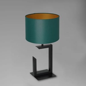 Stolní lampa 1xE27/60W/230V 45 cm zelená/zlatá