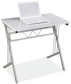 Casarredo Pracovní stůl B-120 bílá/aluminium