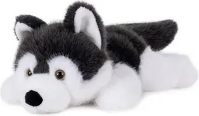 TEDDIES Plyšový pes husky ležící 30 cm / od 0 měsíců