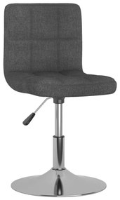 Barová židle tmavě šedá textil,  334200 HangarStore.cz