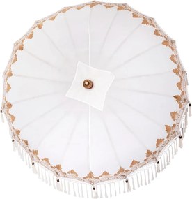 Balijský deštník se základnou Krémová 185 x 185 x 260 cm 3356884