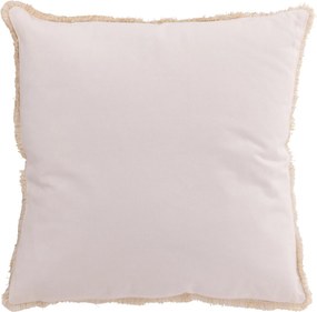 Béžovobílý vánoční polštář se sněhovou vločkou Snowflake – 45*45*15 cm