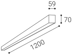 LED2 - LED Stmívatelné stropní svítidlo NOLI LED/40W/230V 3000K/3500K/4000K bílá